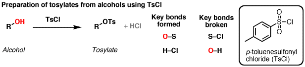 Formation of tosylates from alcohols – Master Organic Chemistry
